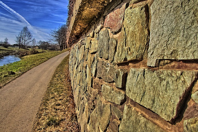 Stone Wall Path Bach Hdr - Free photo on Pixabay - Pixabay