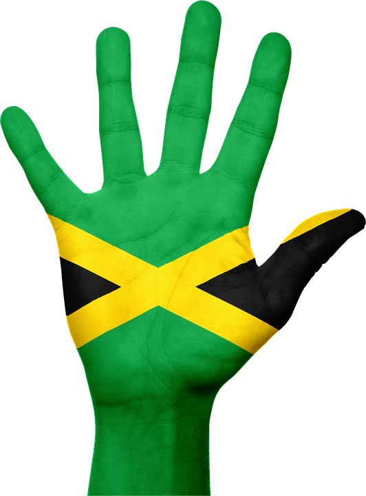 Download Jamaica, Flag, Hand. Royalty-Free Stock Illustration Image ...