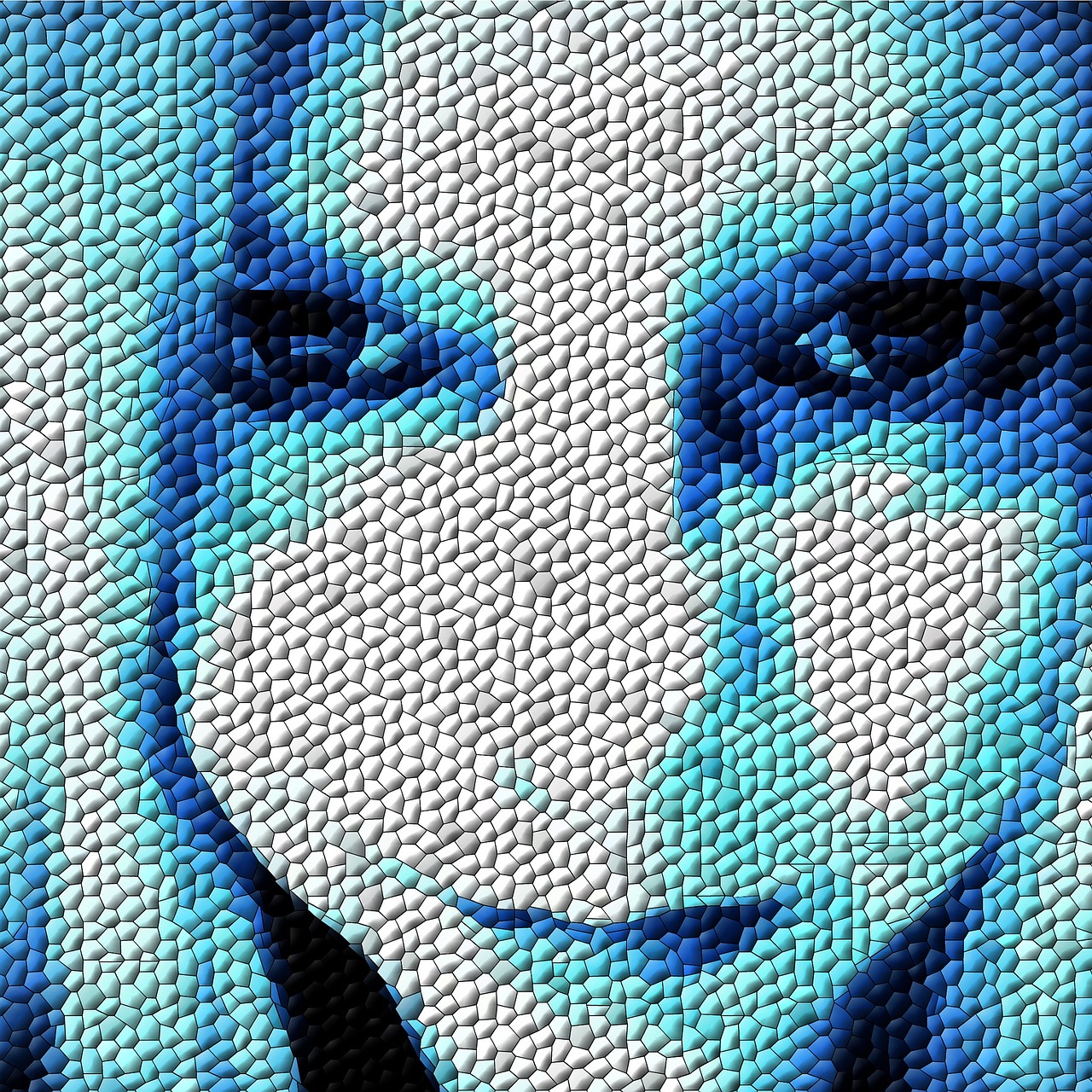 Mosaic Female Face - Free image on Pixabay