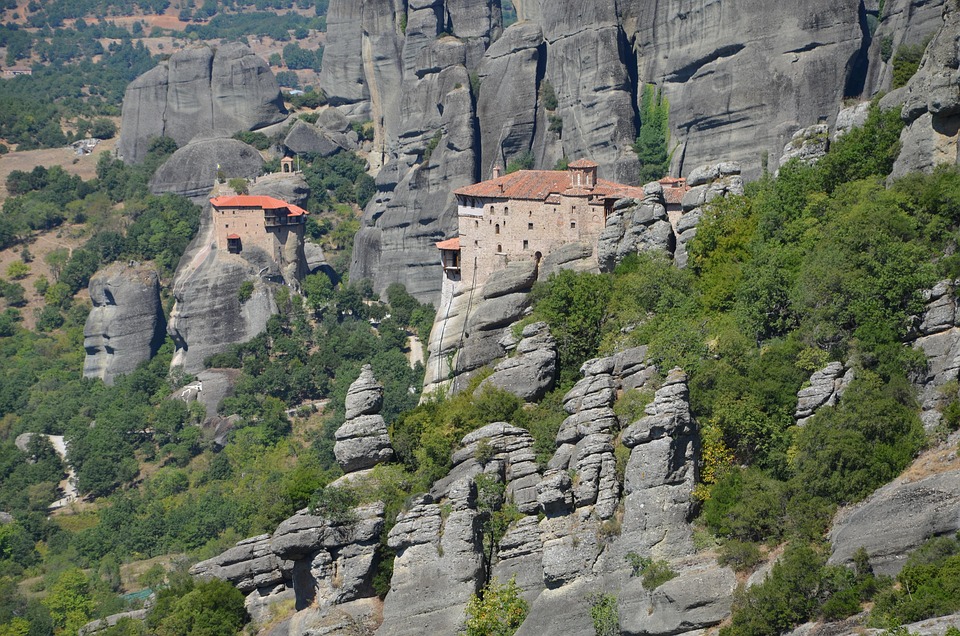 Meteora Greece Cliff - Free photo on Pixabay