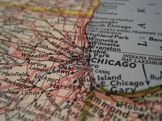 Chicago Map Close-Up - Free photo on Pixabay