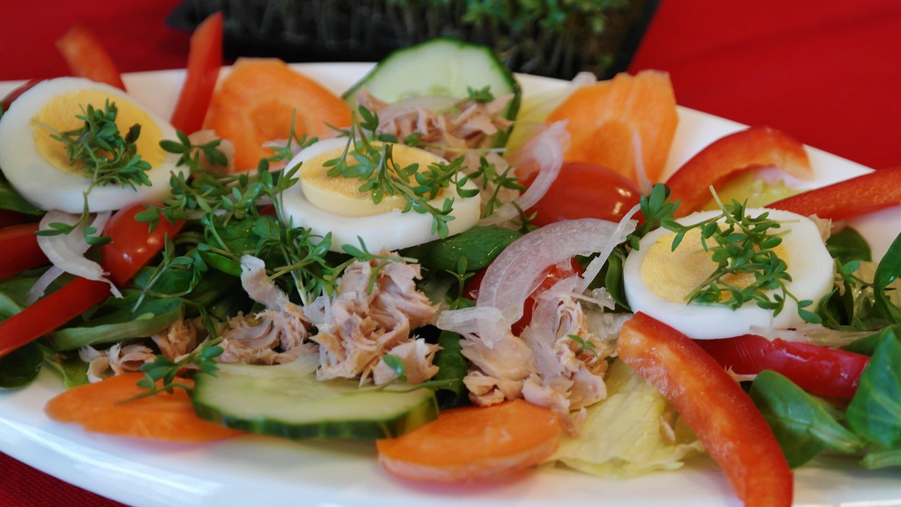Salad Plate Tuna - Free photo on Pixabay - Pixabay