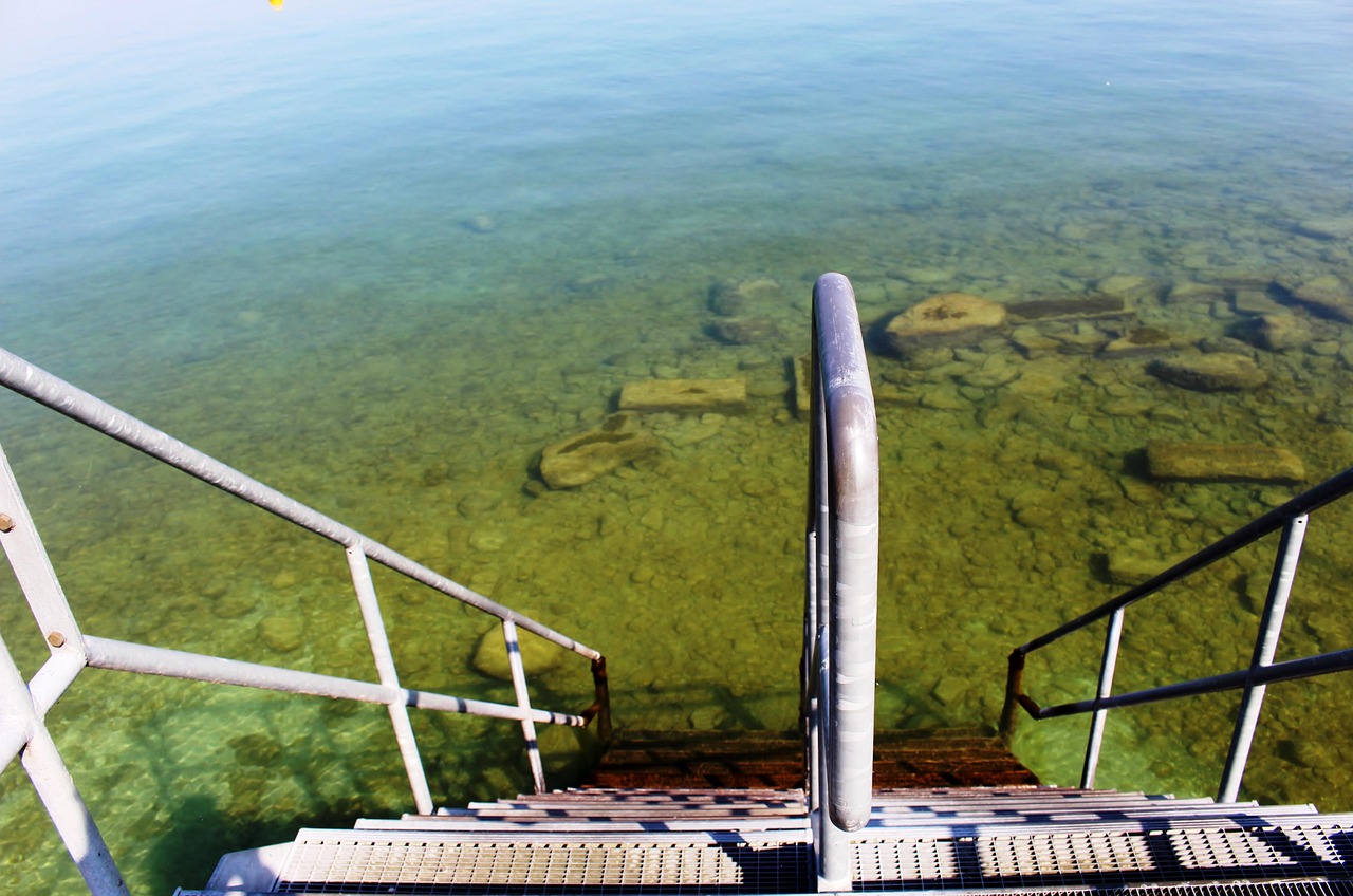 Lake Stairs Entry Metal - Free photo on Pixabay - Pixabay