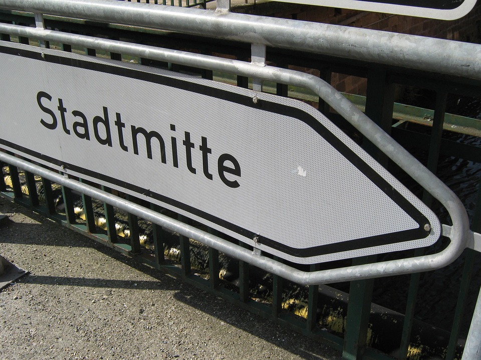 Stadtmitte Verkehrszeichen Hinweis - Kostenloses Foto auf Pixabay