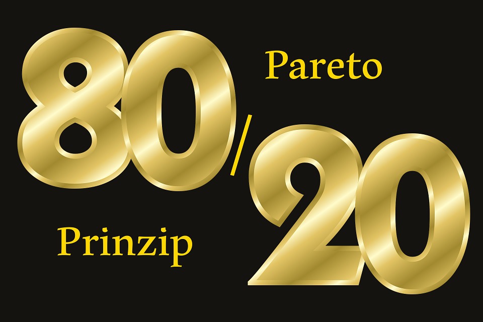 Download Pareto Principle 80 20 Rule Pareto Royalty Free Stock