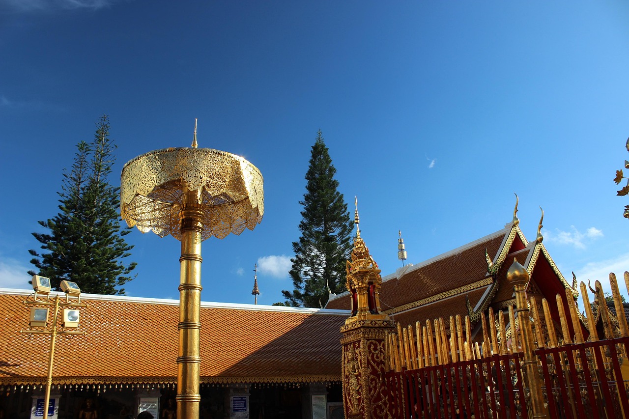 Doi Suthep Temple Azure Blue - Free photo on Pixabay - Pixabay