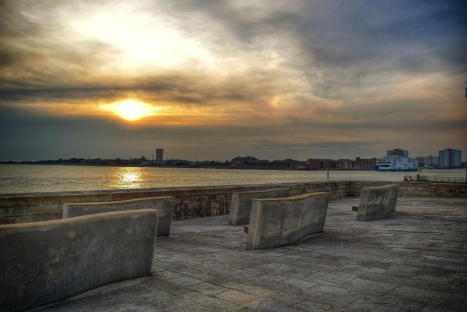 Sonnenuntergang Meer Portsmouth - Kostenloses Foto auf Pixabay