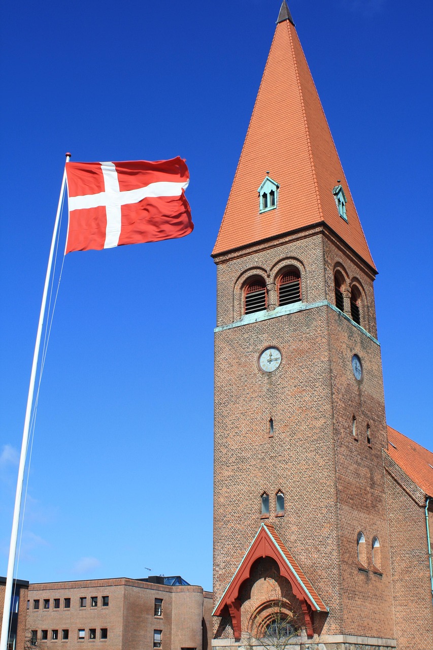 Danmark Flag Kirke - Gratis foto på Pixabay - Pixabay