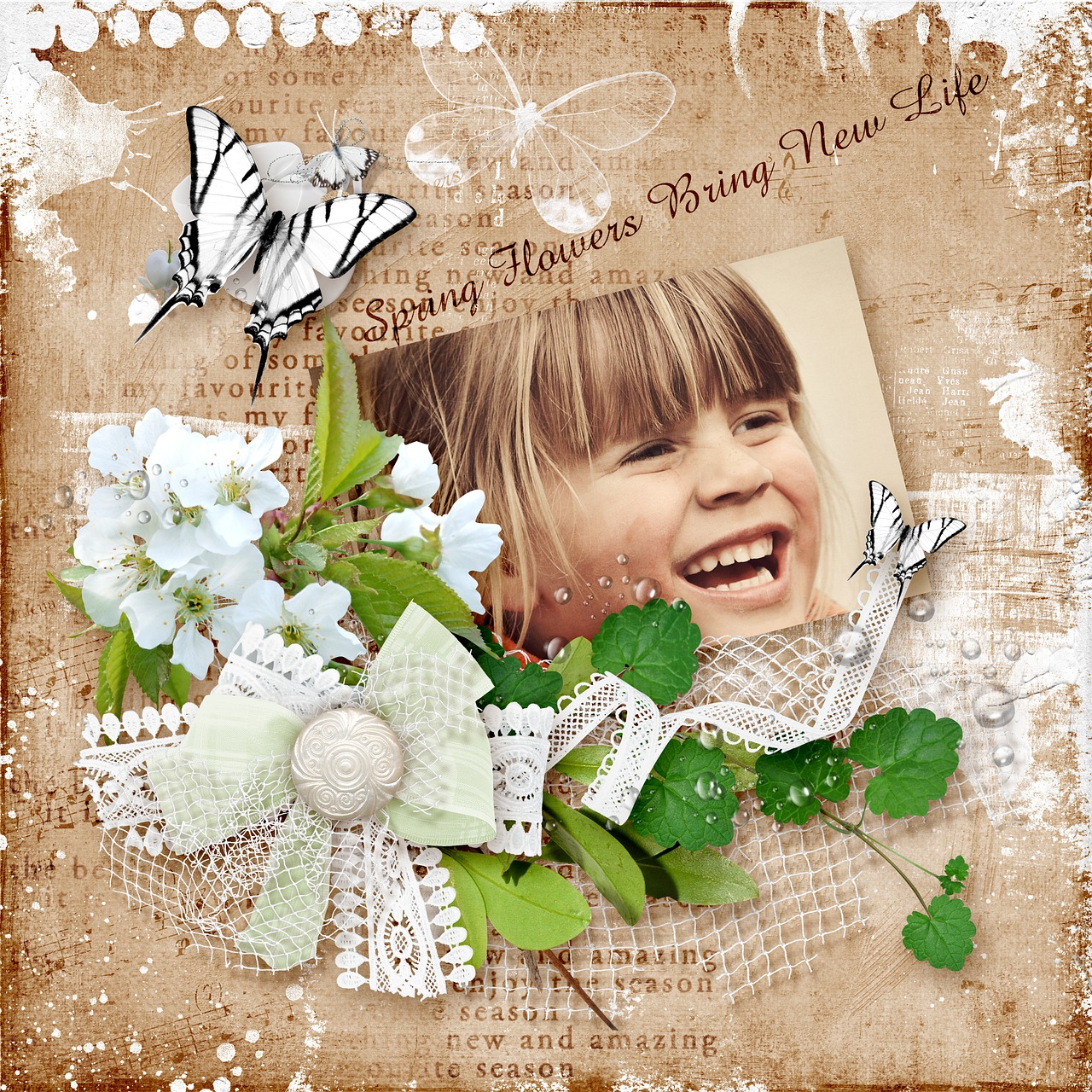 Download Scrapbook, Vanilla M, Design. Royalty-Free Stock Illustration ...