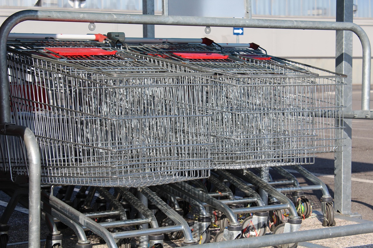 Supermarket Trolleys Shopping - Free photo on Pixabay