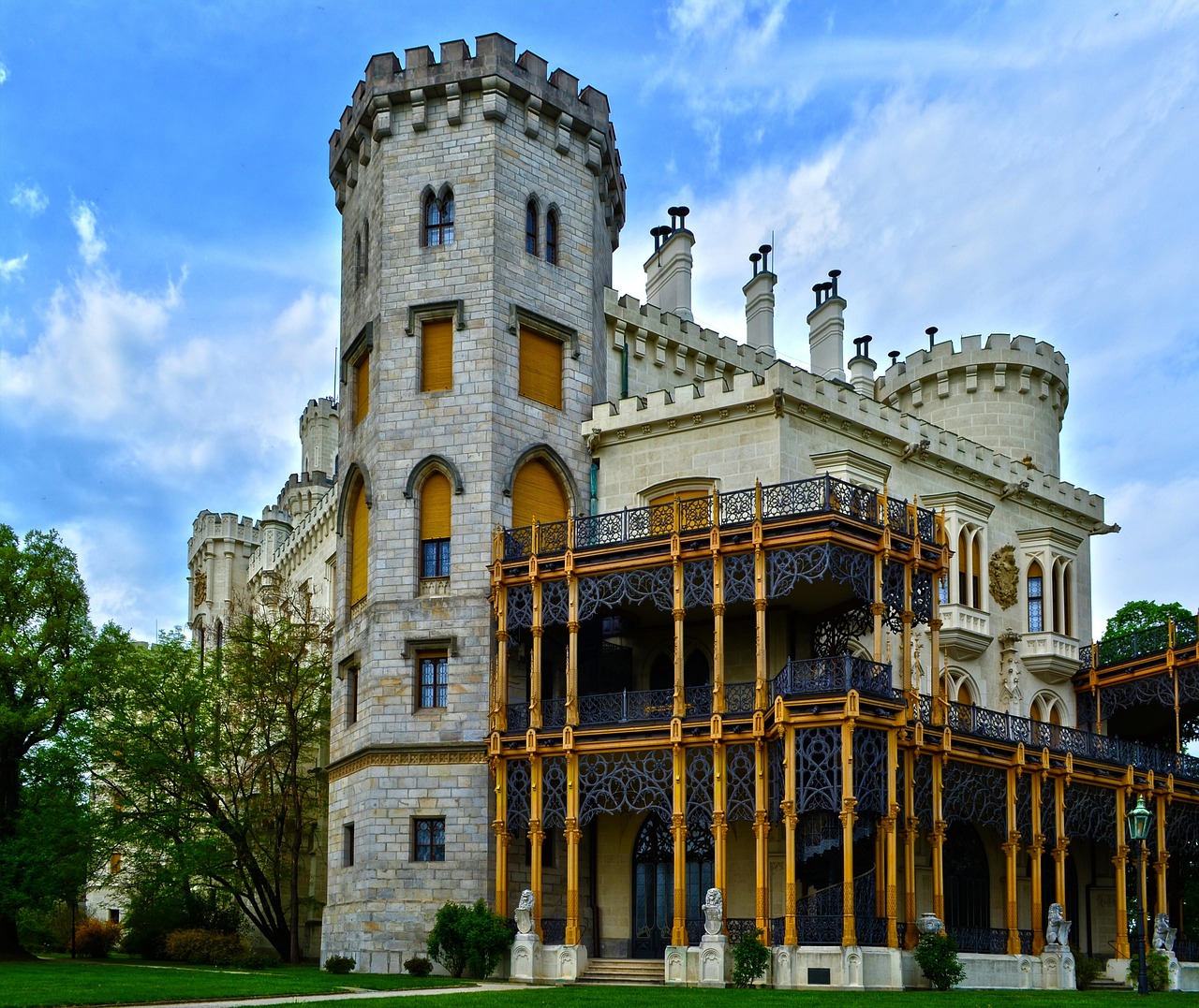 Hluboka Nad Vltavou Castillo De - Foto gratis en Pixabay - Pixabay