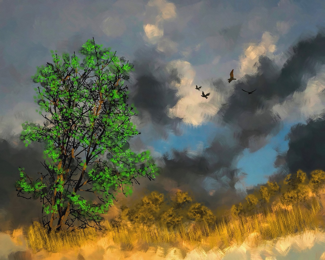 Download Digital Art, Digital Painting, Nature. Royalty-Free Stock ...