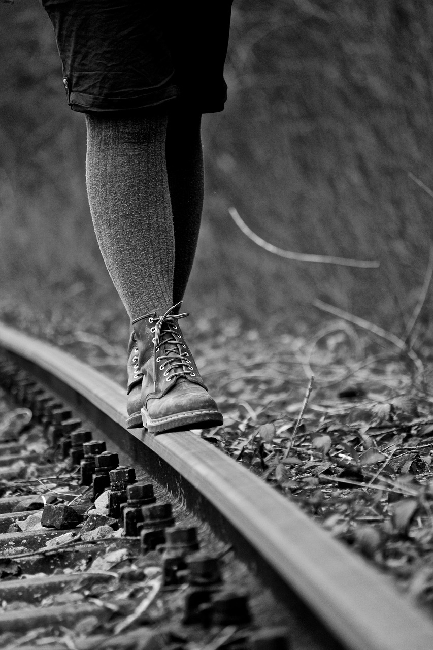 Shoes Boots Railway Rails - Free photo on Pixabay - Pixabay
