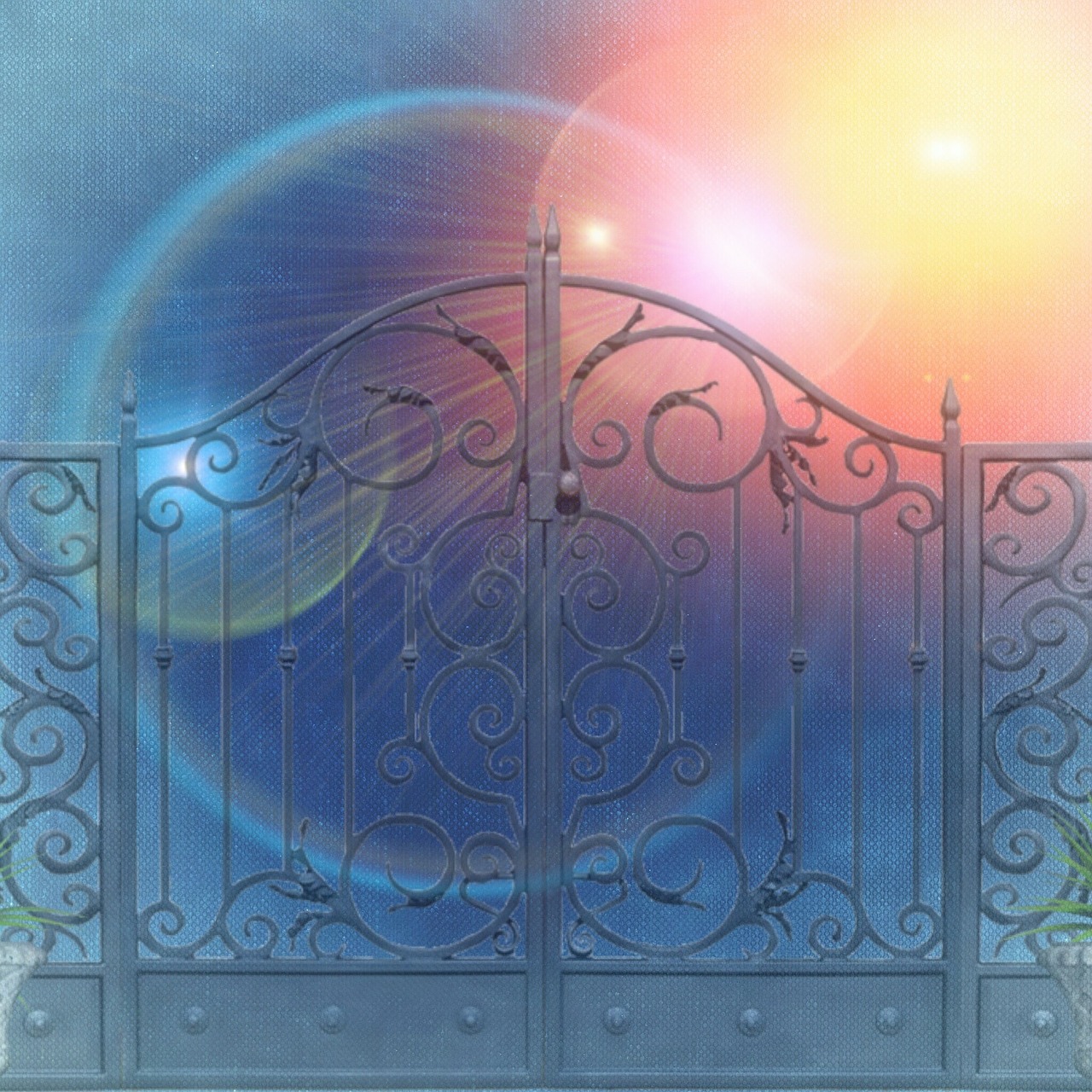 Download Gate, Sun, Grid. Royalty-Free Stock Illustration Image - Pixabay
