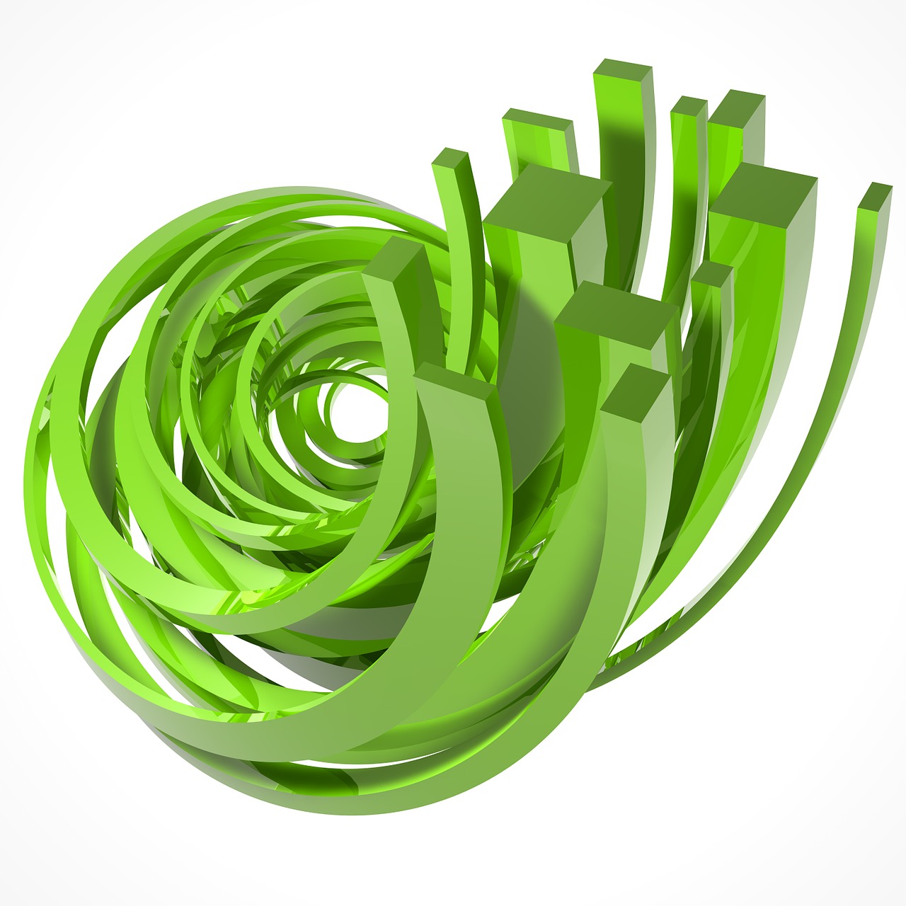 Fond De Tourbillon Vert