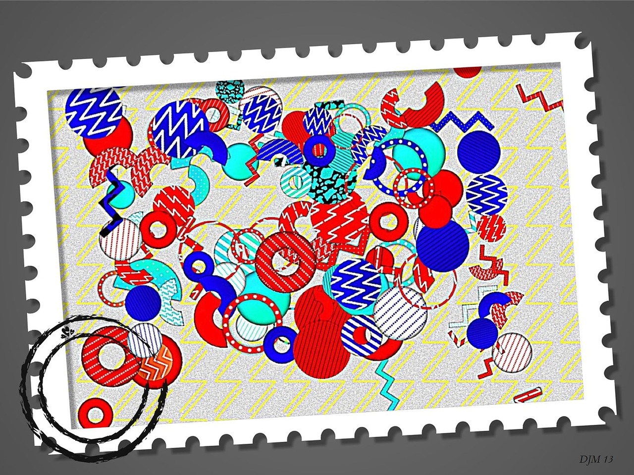 Download Stamp, Postal, Creation. Royalty-Free Stock Illustration Image ...
