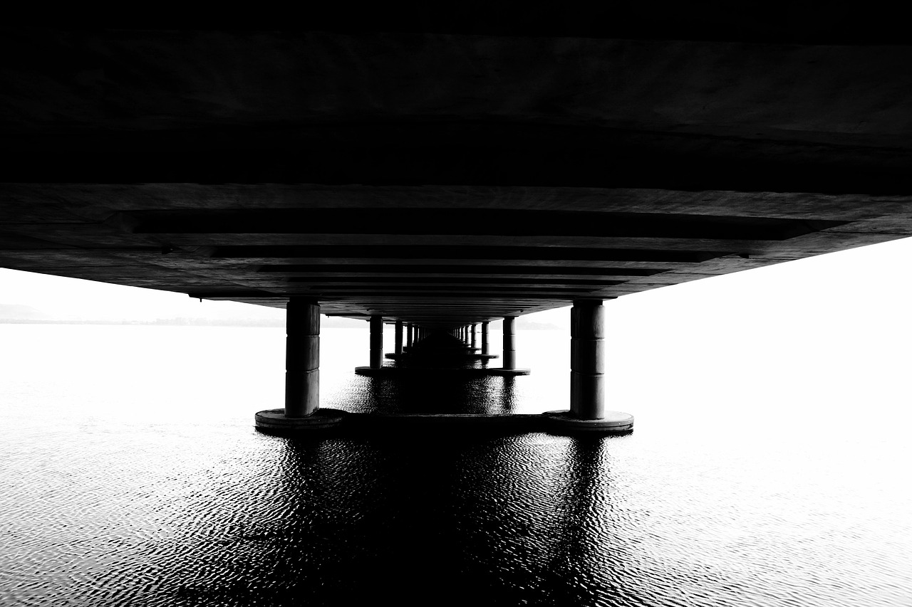 Monochrome Bridge Architecture - Free photo on Pixabay - Pixabay