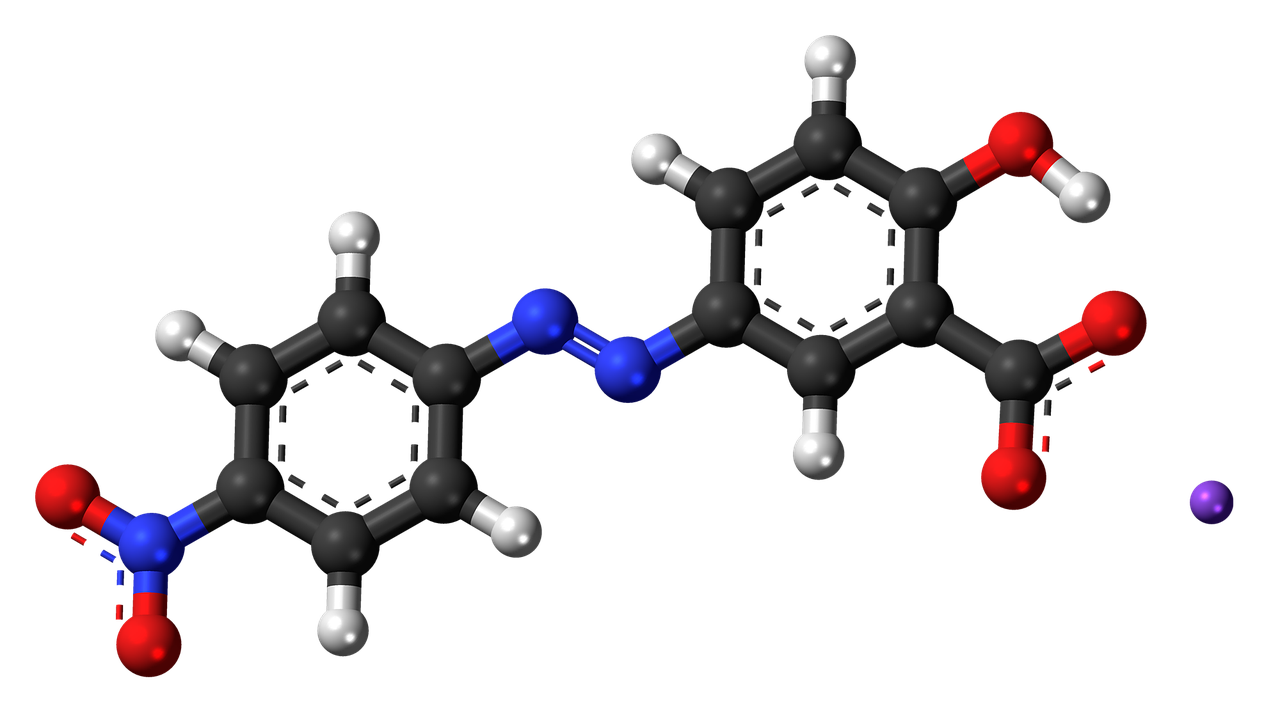 Alizarine Yellow Azo Dye Molecule - Free image on Pixabay