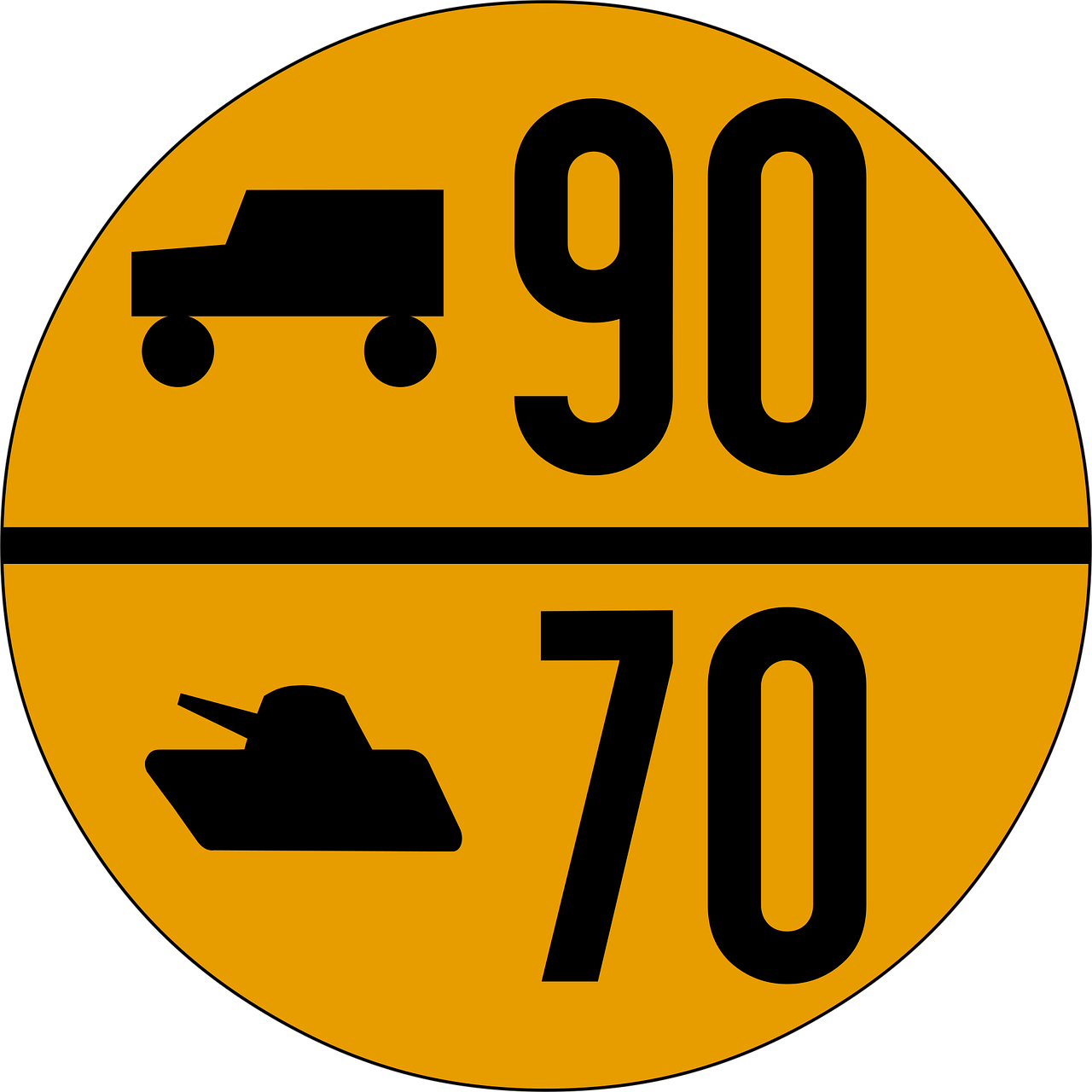 Military Road Sign Traffic - Free vector graphic on Pixabay