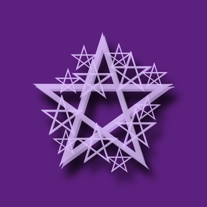 Download Pentacle, Purple, Wicca. Royalty-Free Stock Illustration Image ...