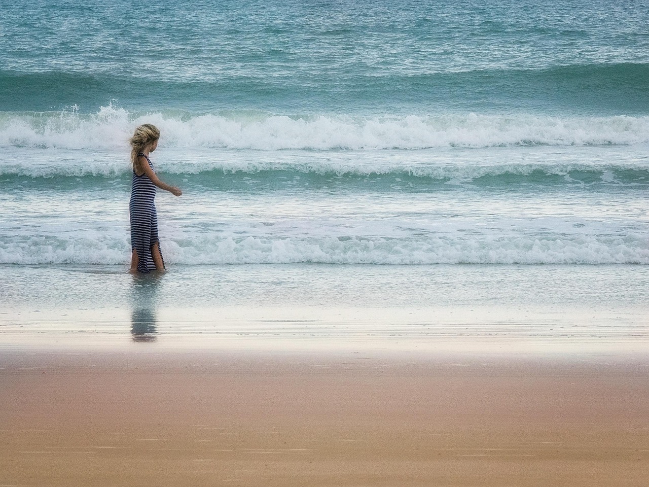 Girl Ocean Sea - Free photo on Pixabay - Pixabay