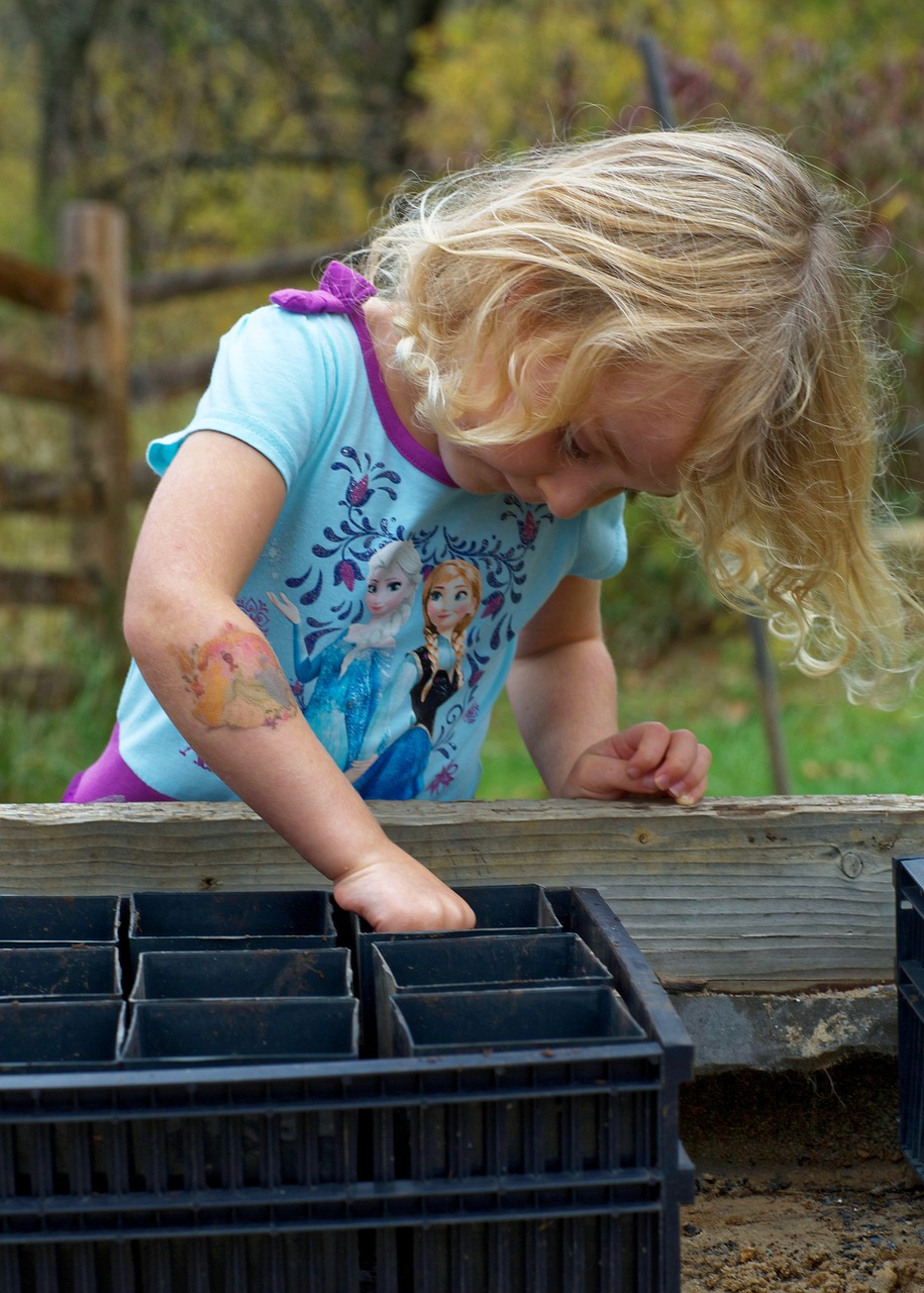 Acorn Planting Child - Free photo on Pixabay