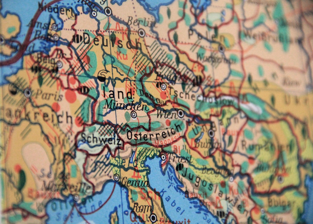 Map Germany Europe - Free photo on Pixabay