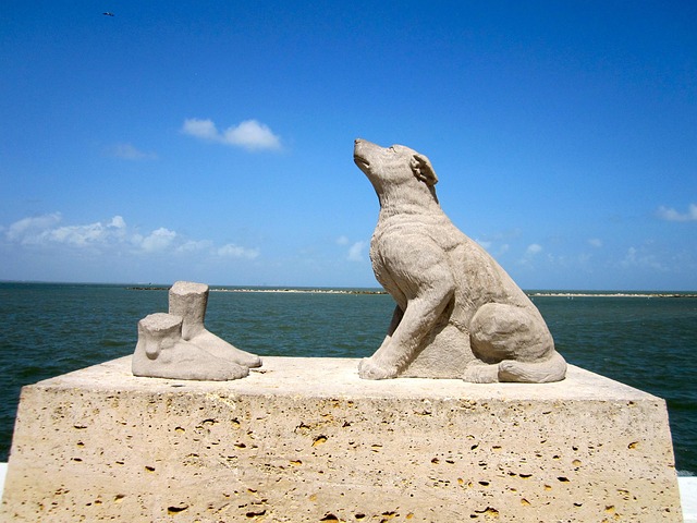 Dog Statue Sea - Free photo on Pixabay