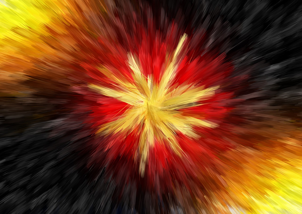 Download Abstract Star Explosion Royalty Free Stock Illustration
