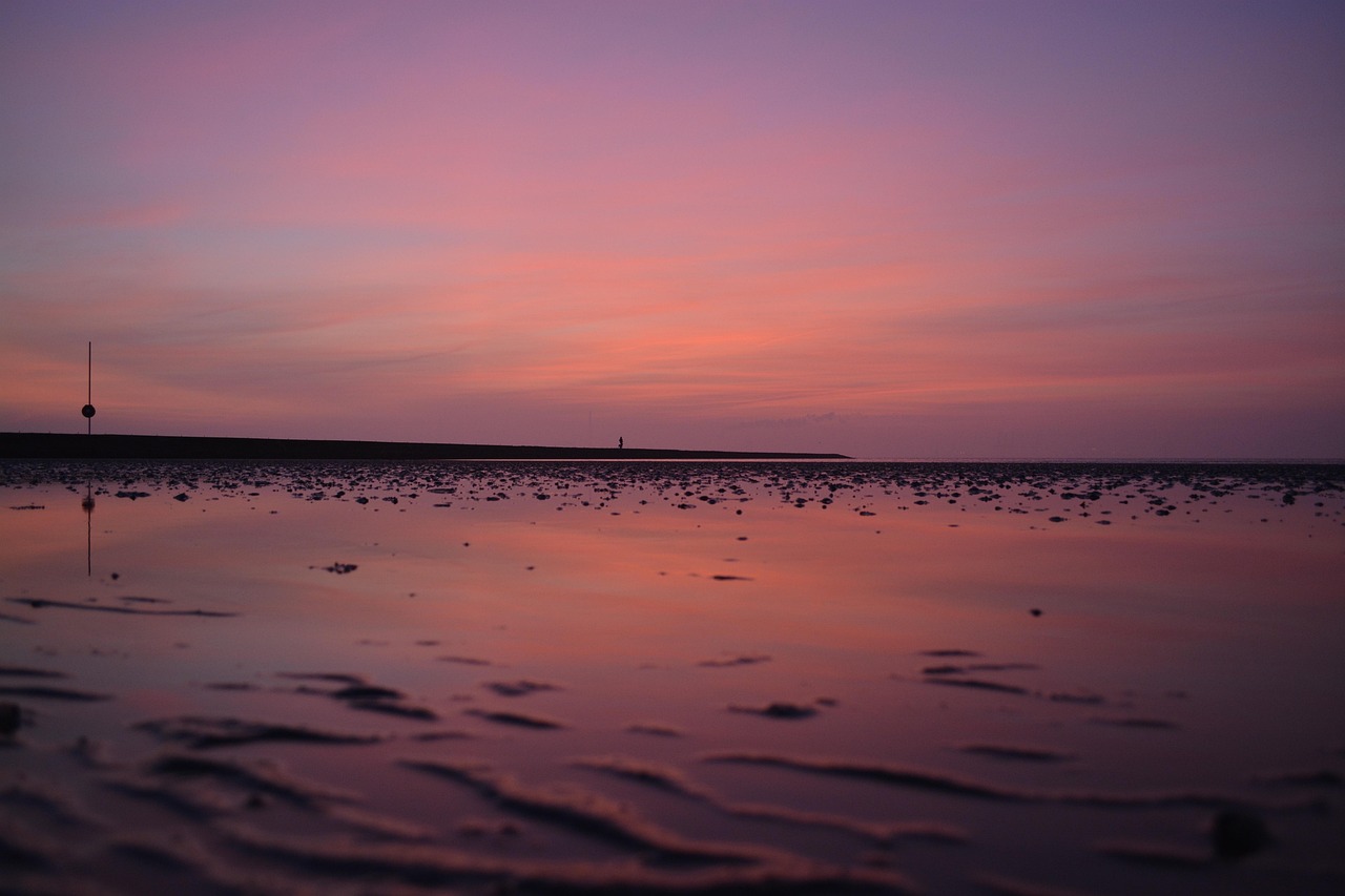 Afterglow Evening Sky North Sea - Free photo on Pixabay - Pixabay
