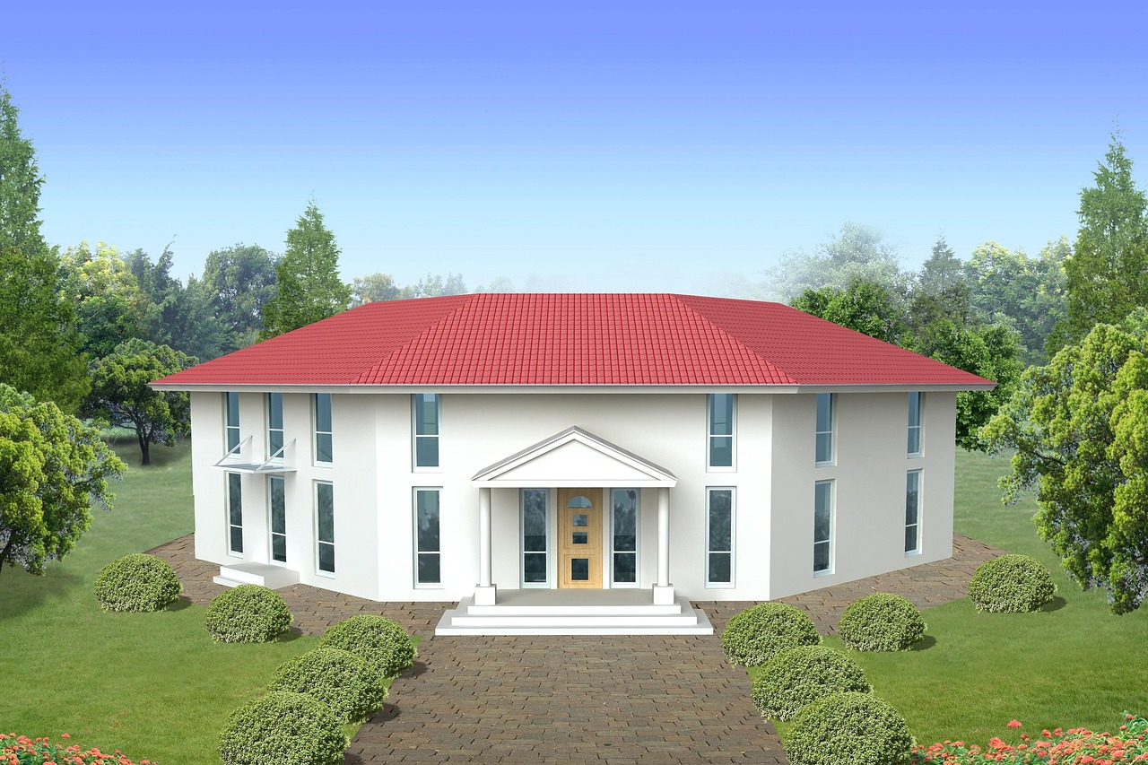 Single Family Home Villa Rendering - Free photo on Pixabay - Pixabay