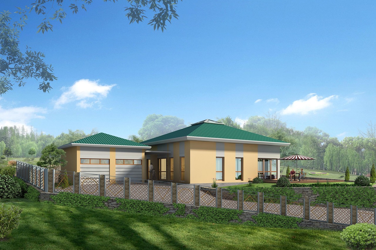 Single Family Home Villa Rendering - Free photo on Pixabay - Pixabay