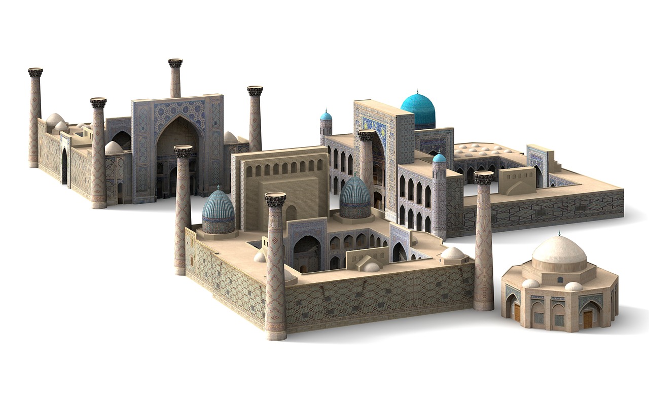 Download Registan Square, Palace, Samarkand. Royalty-Free Stock ...