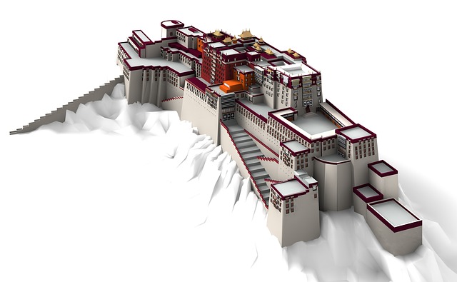 Download Potala, Palace, Lhasa. Royalty-Free Stock Illustration Image ...