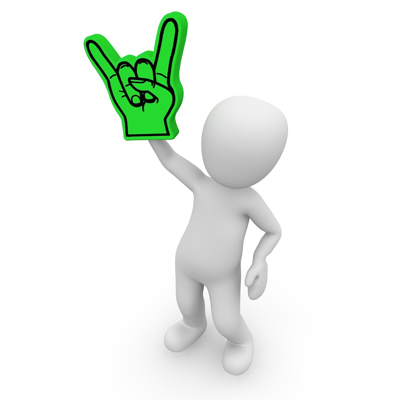 Download Fan, Foam, Hand. Royalty-Free Stock Illustration Image - Pixabay