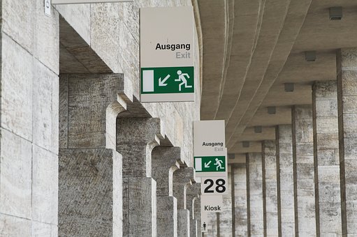 50+ Free Escape Route & Exit Images