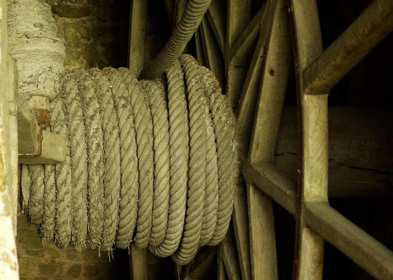 Rope Wheel Mont Saint Michel - Free photo on Pixabay
