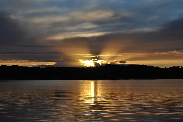 Bergen Puesta De Sol Rayo - Foto gratis en Pixabay - Pixabay