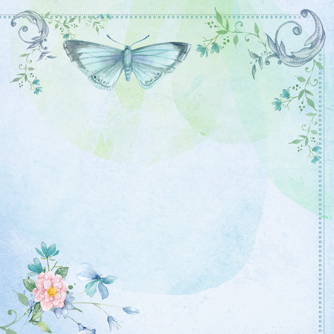 Butterfly Vector Background