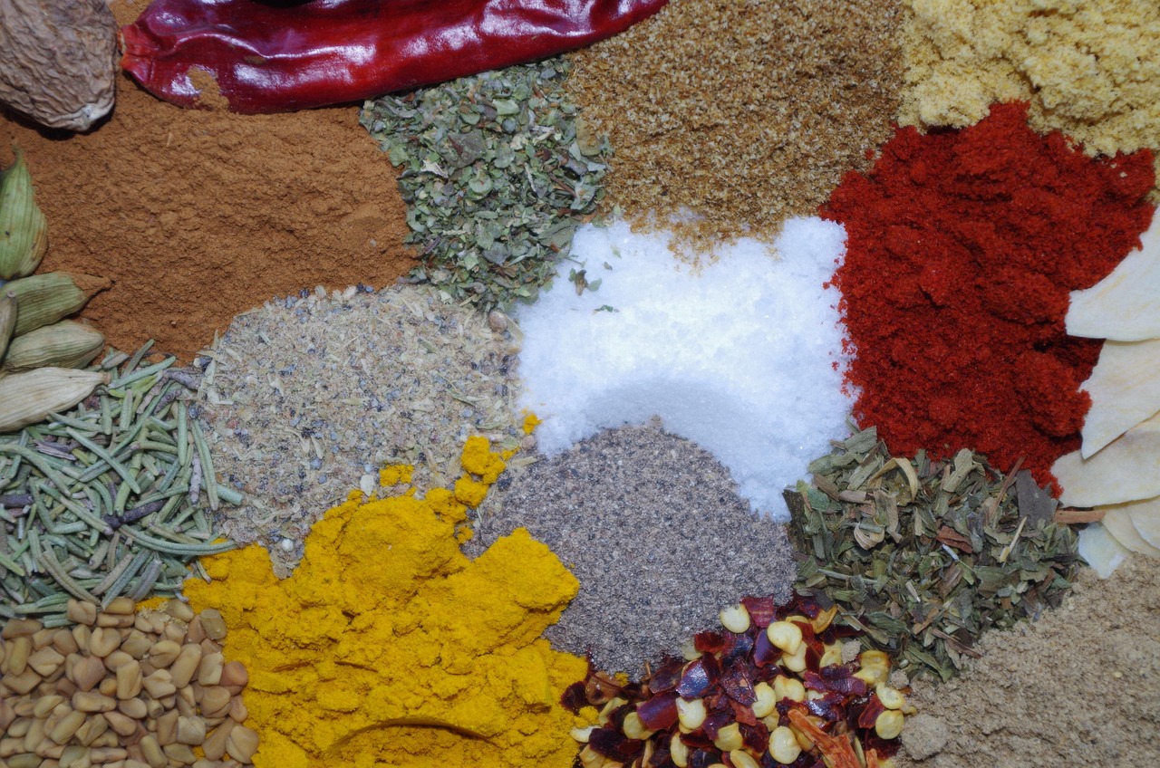 Colored Spices Salt Red Pepper - Free photo on Pixabay - Pixabay