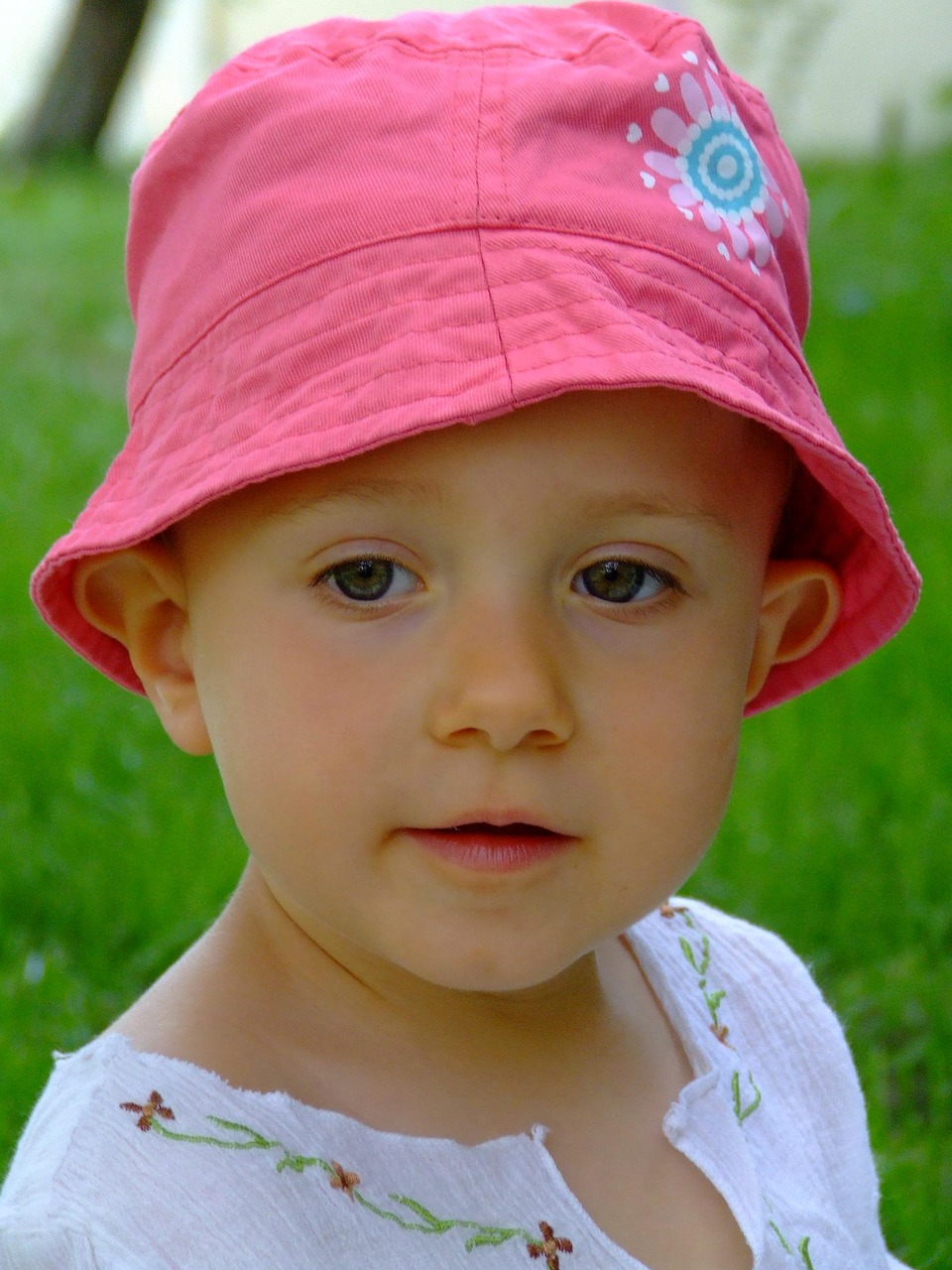 Seorang Anak Topi Merah Muda Wajah - Foto gratis di Pixabay - Pixabay