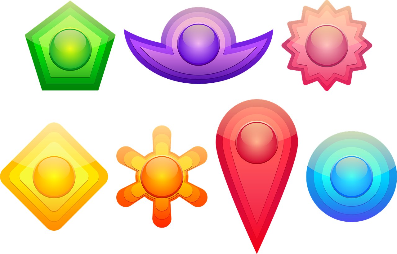 Elemen Desain Mengkilap Bentuk - Gambar gratis di Pixabay - Pixabay