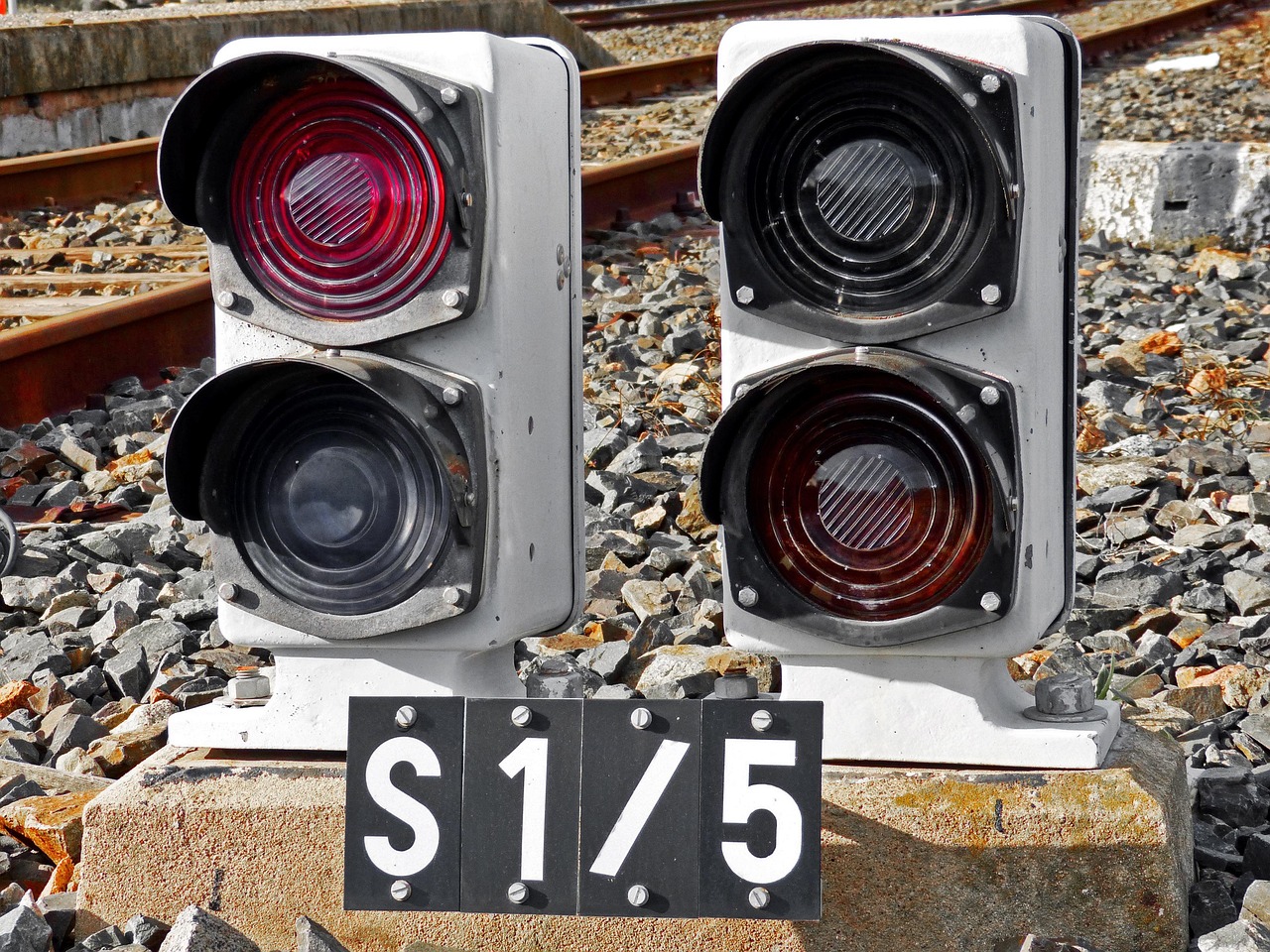 Semáforo Rojo Ferrocarril Tren - Foto gratis en Pixabay