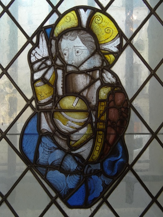 Stained Glass Saint Old Paris - Free photo on Pixabay
