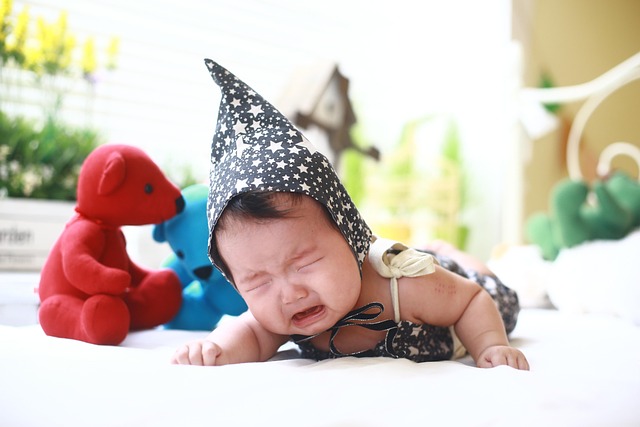 Cute Red Baby Crying