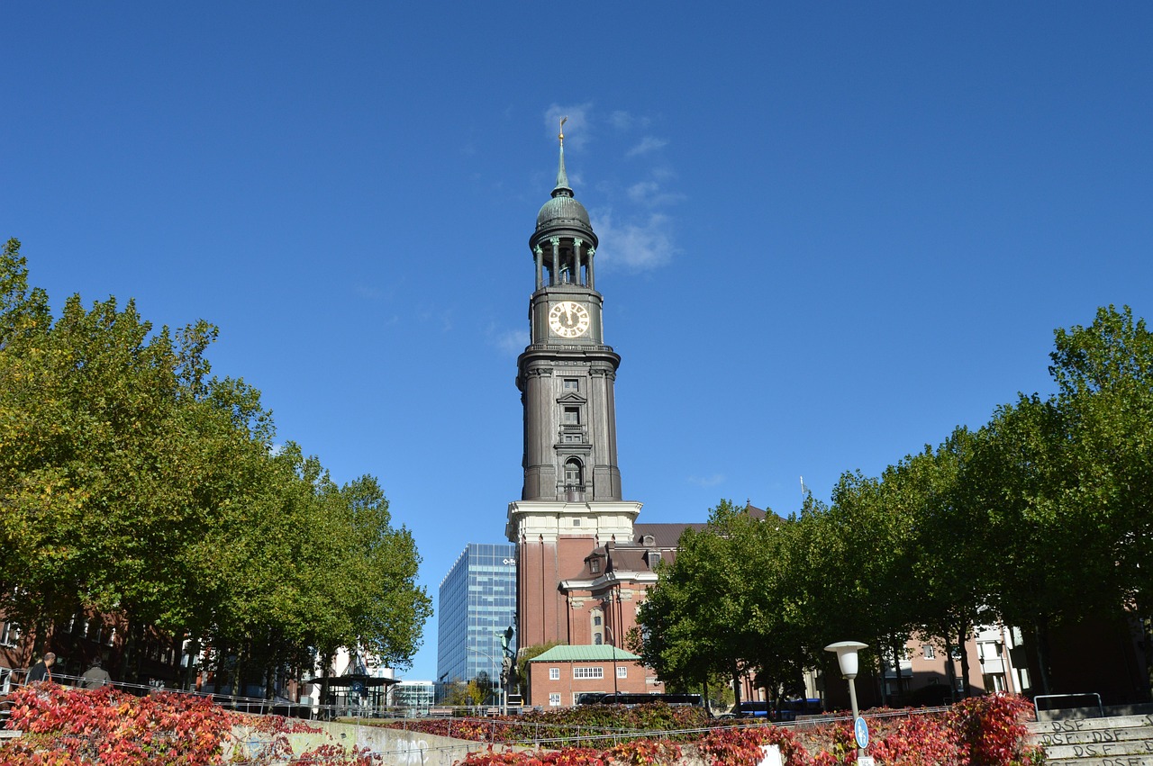 Hamburg Michel Kirchturm - Kostenloses Foto auf Pixabay