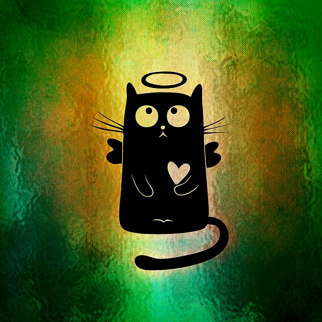 Download Cat, Pet, Gloriole. Royalty-Free Stock Illustration Image ...