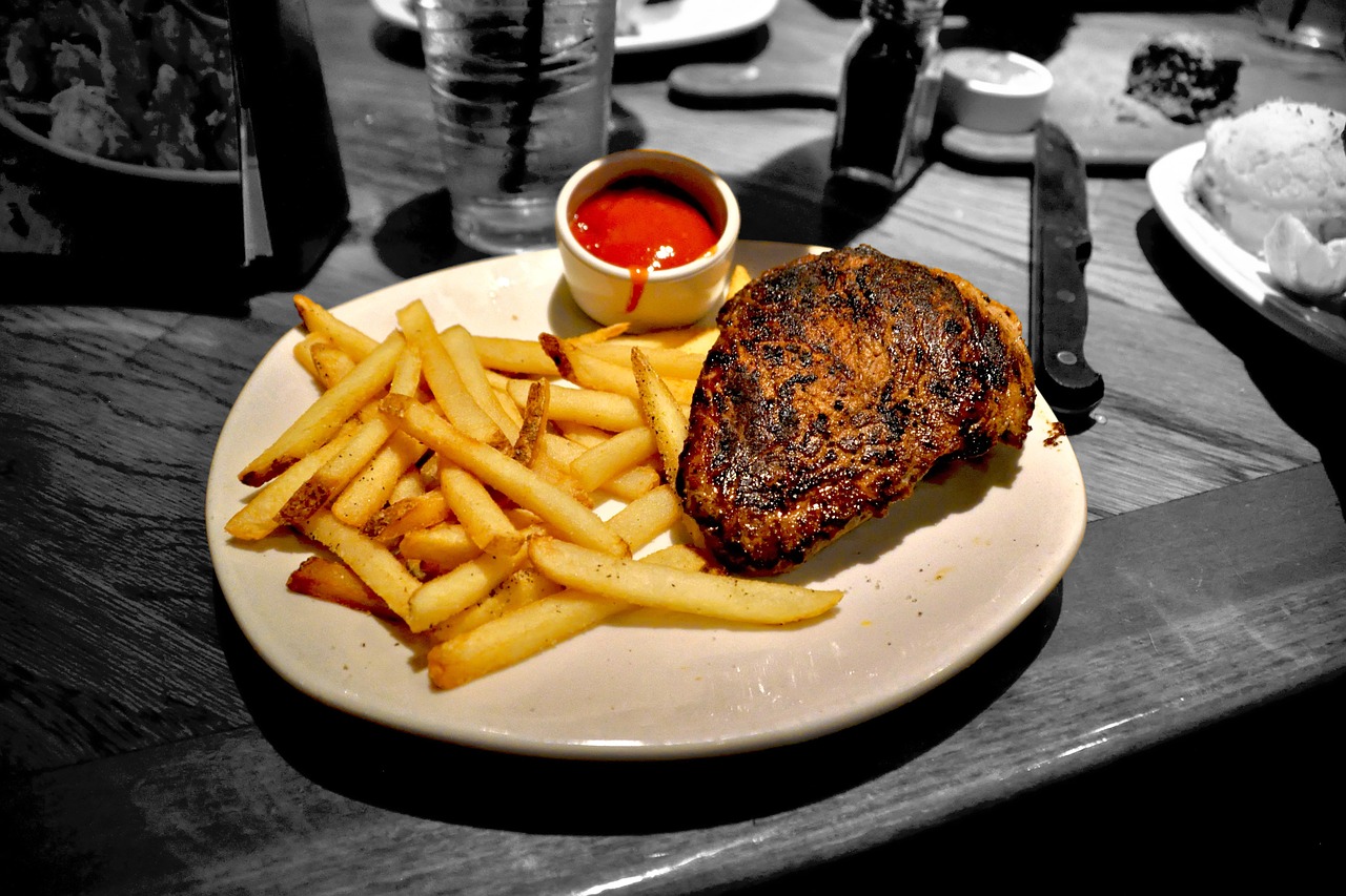 Steak Chips Meal - Free photo on Pixabay - Pixabay