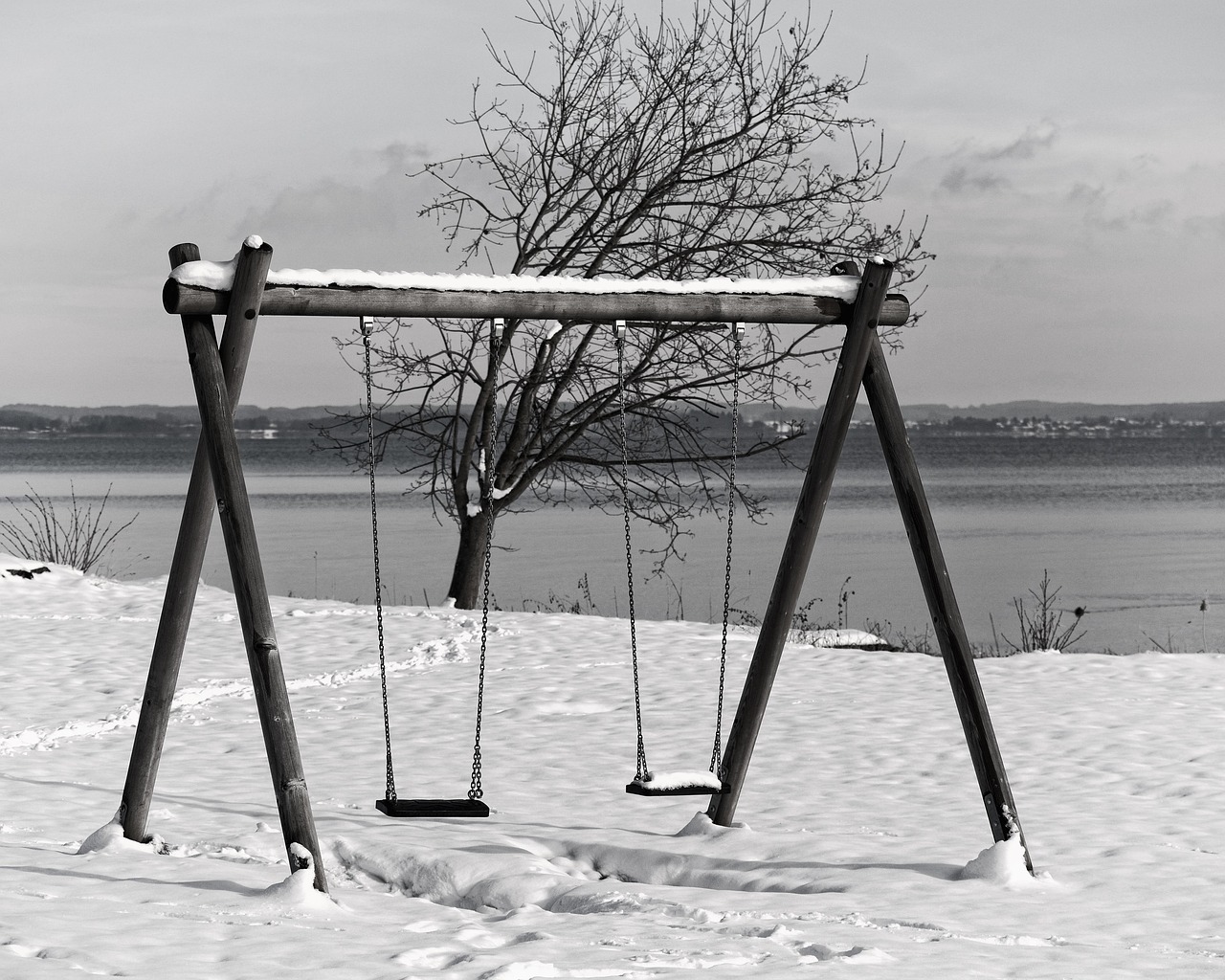 Winter Snow Swing - Free photo on Pixabay