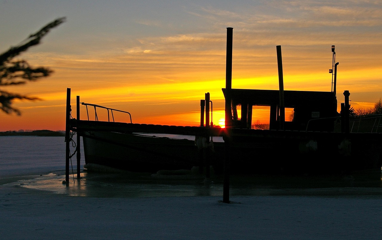 Atardecer Noche De Invierno - Foto gratis en Pixabay - Pixabay